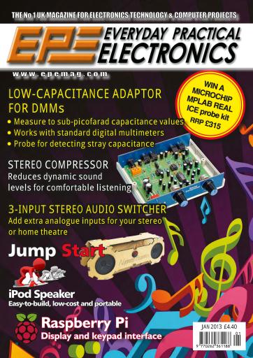 Practical Electronics Magazine - EPE January 2013 Back Issue