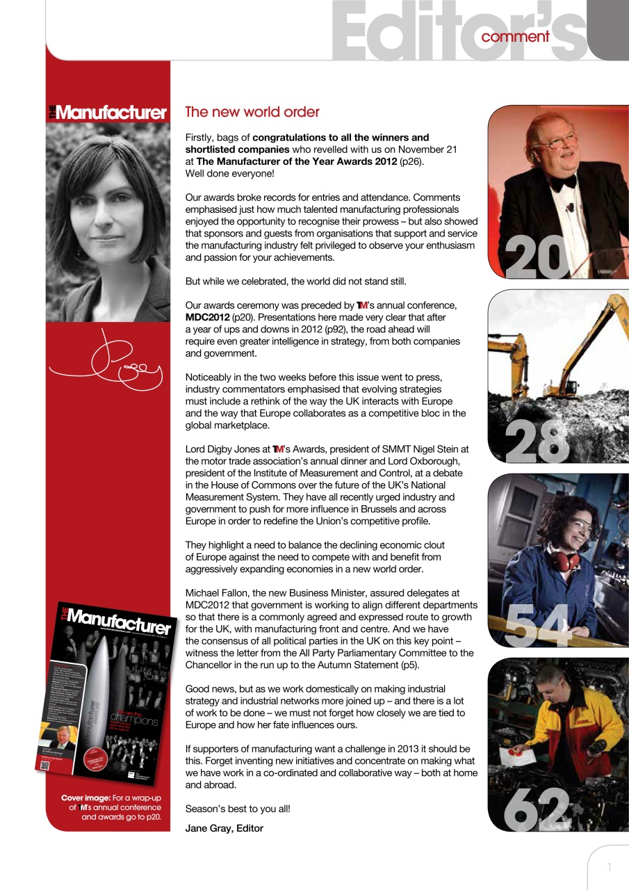 The Manufacturer Magazine - The Manufacturer - December 2012 Back Issue