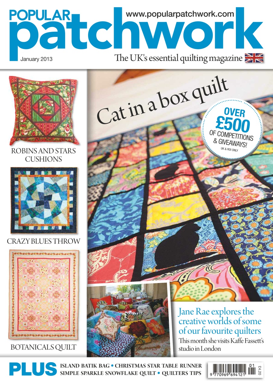 Popular Patchwork Magazine - January 2013 Back Issue