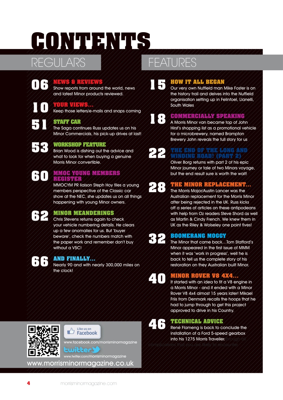 Morris Minor Magazine - 203 Subscriptions | Pocketmags