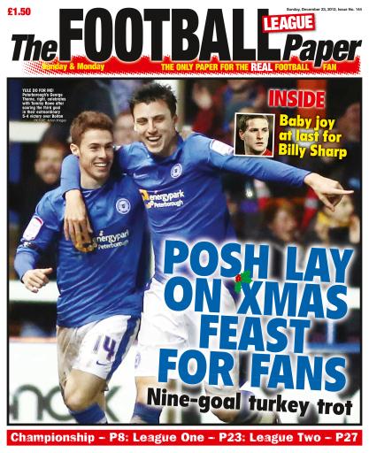 The Football League Paper Magazine - 23rd December 2012 Back Issue