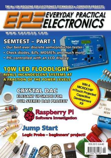 Practical Electronics Magazine - EPE February 2013 Back Issue