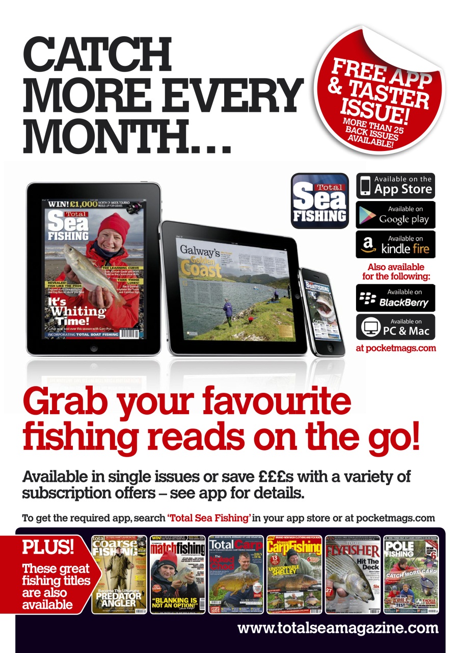 Fishing Reads Magazine - The World Of Sea Fishing Back Issue