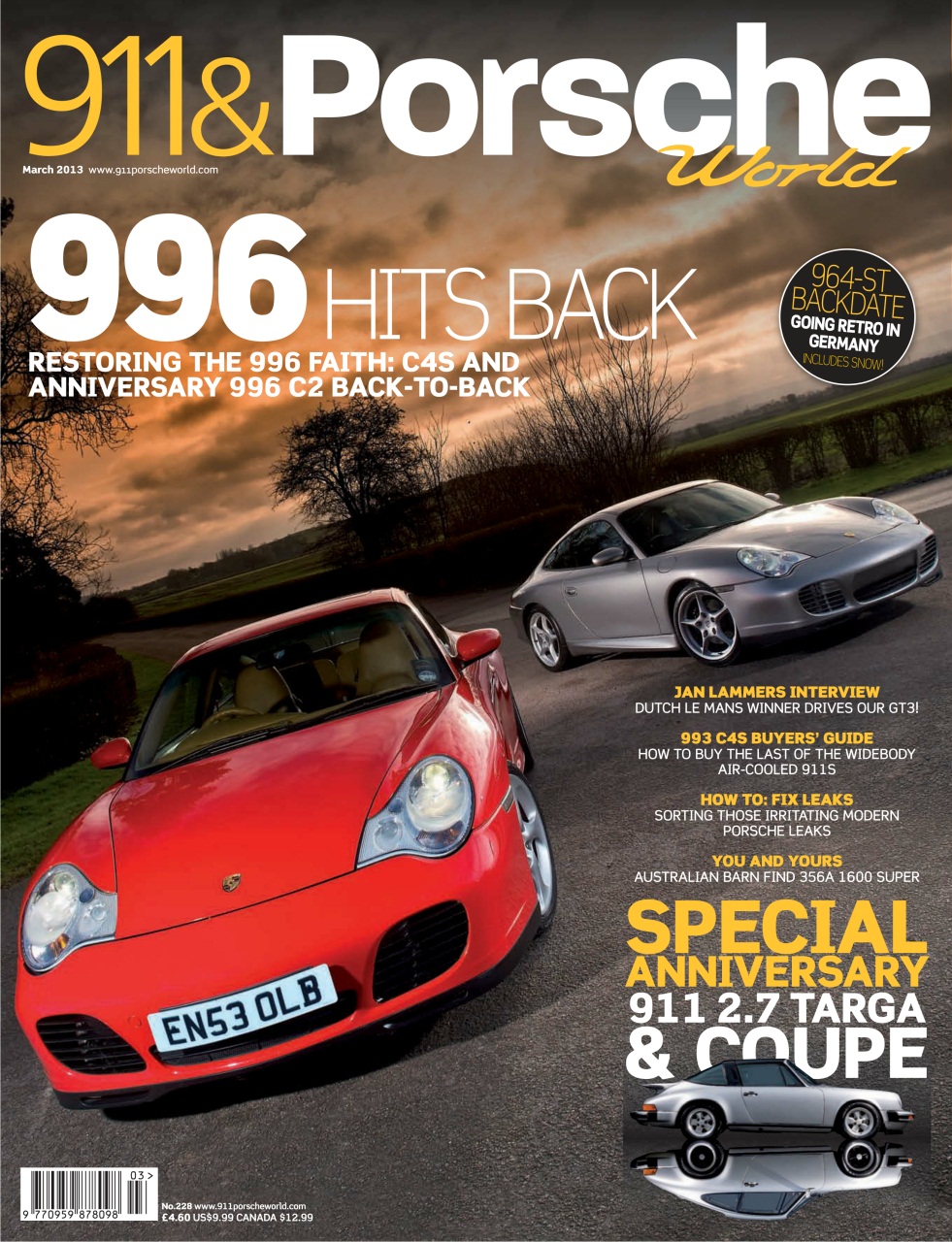 911 & Porsche World Magazine - 911 & Porsche World issue 228 Back Issue
