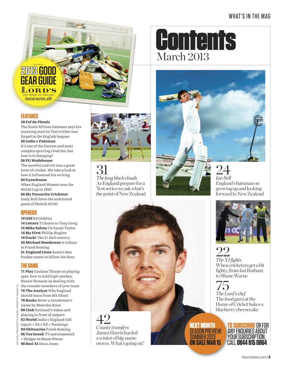The Cricketer Magazine - March issue Back Issue