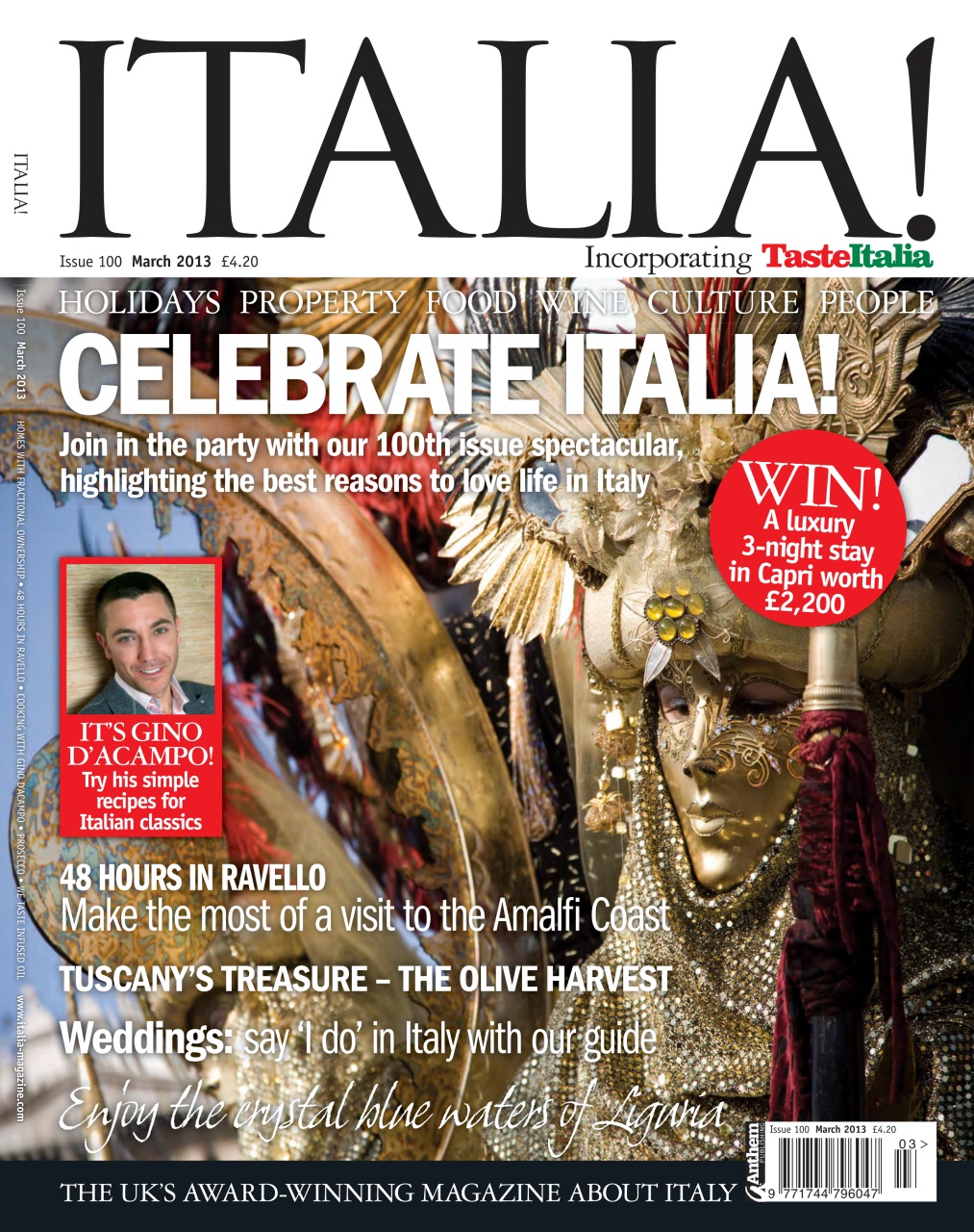 Italia! Magazine - Mar 2013 Edizione posteriore