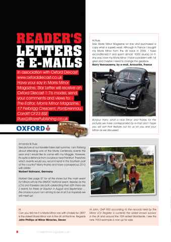 Morris Minor Magazine - 204 Subscriptions | Pocketmags
