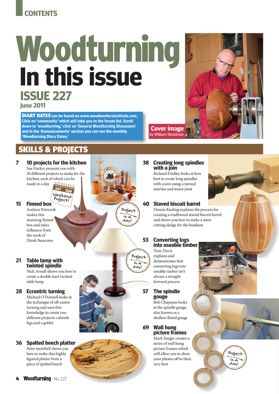 Woodturning Magazine - Woodturning Issue June 2011 Back Issue