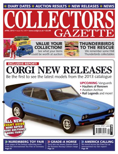 Collectors Gazette Magazine - April 2013 Back Issue