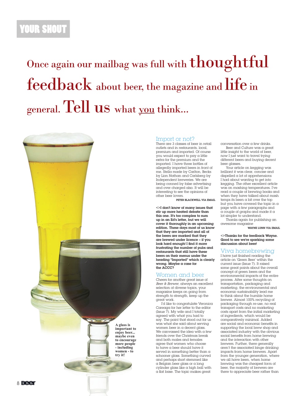 Beer and Brewer Magazine - Issue 8 Back Issue