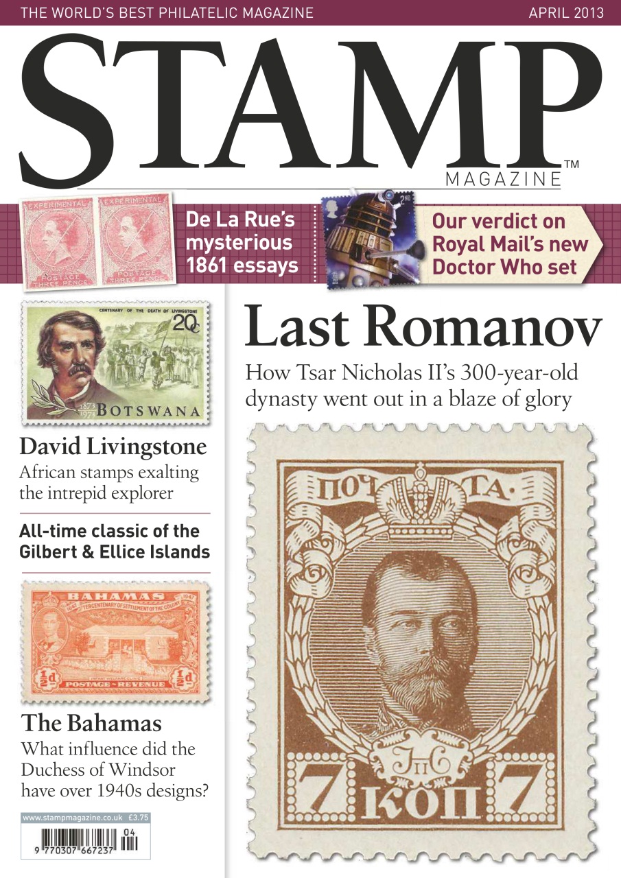Stamp Magazine - April 2013 Back Issue