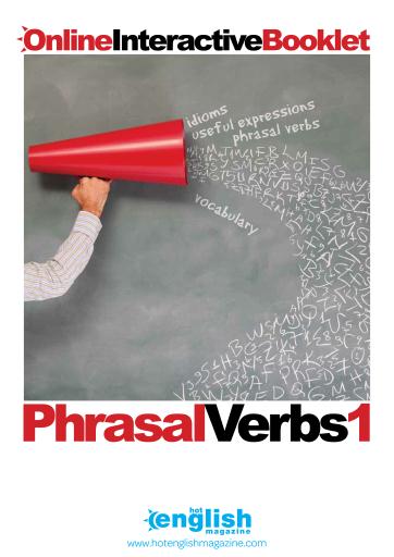 Learn Hot English Magazine - Phrasal Verbs Booklet 1 Speciale Editie