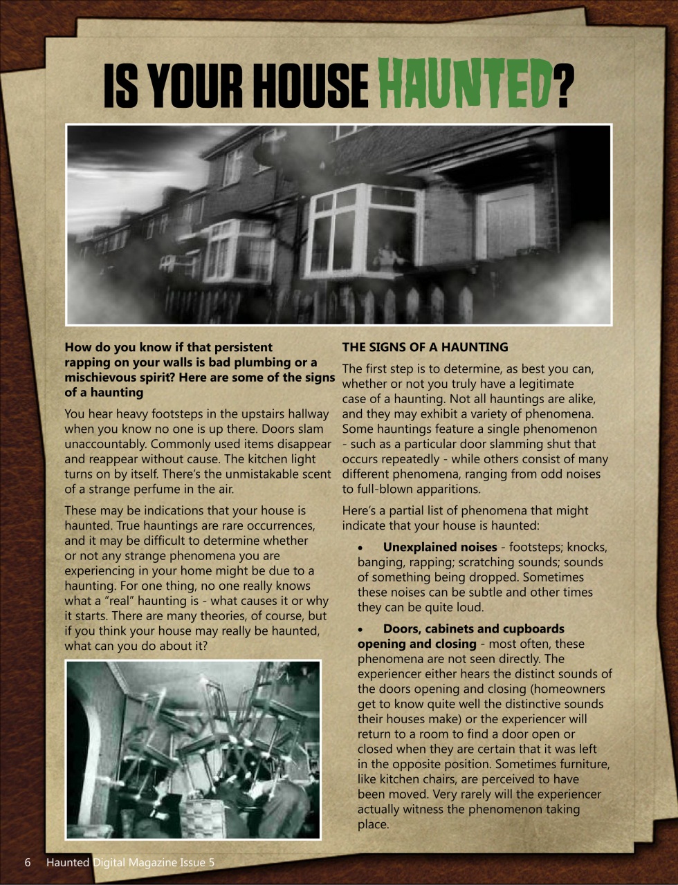 Haunted Magazine - Issue 5: with Most Haunted Back Issue