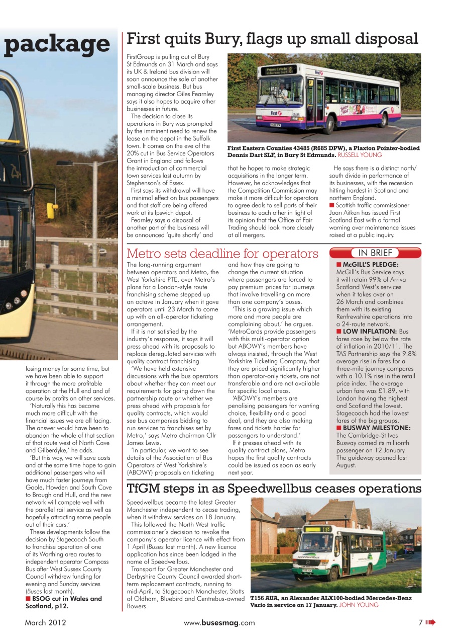 Buses Magazine - March 2012 Back Issue