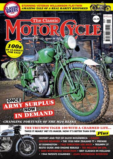 The Classic MotorCycle Magazine - June 2013 Back Issue