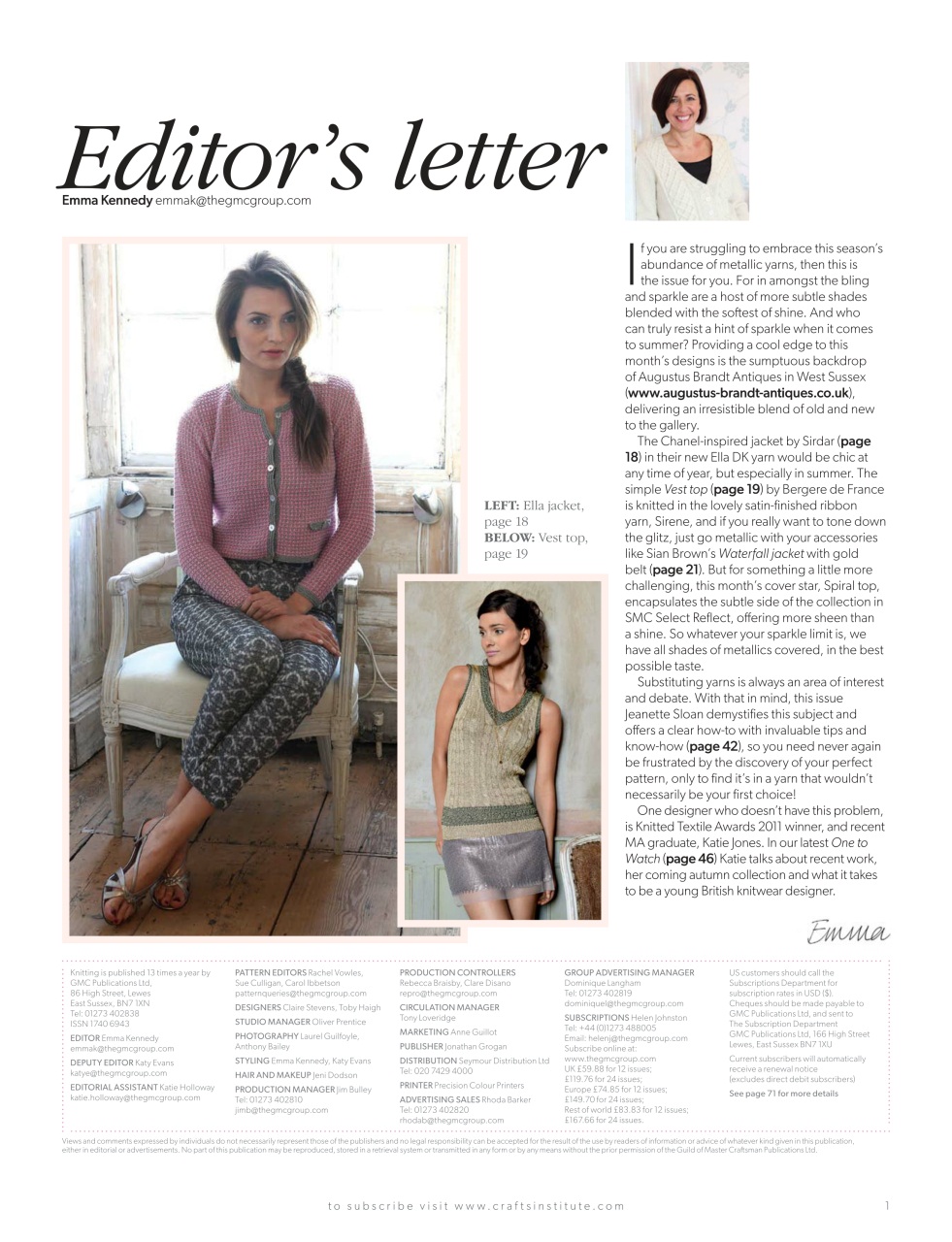 Knitting Magazine - June 2013 Back Issue