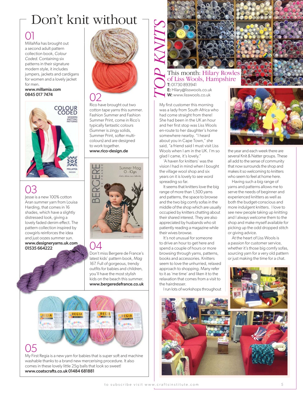 Knitting Magazine - June 2013 Back Issue