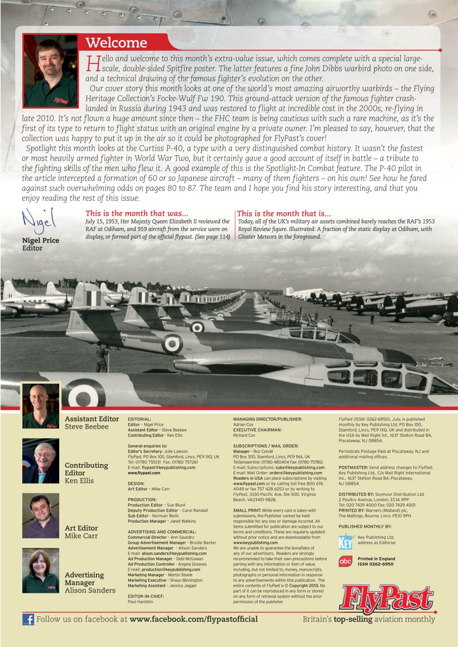 FlyPast Magazine - July 2013 Back Issue