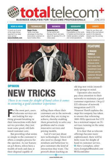 Total Telecom Magazine - Total Telecom June Issue 2013 Back Issue
