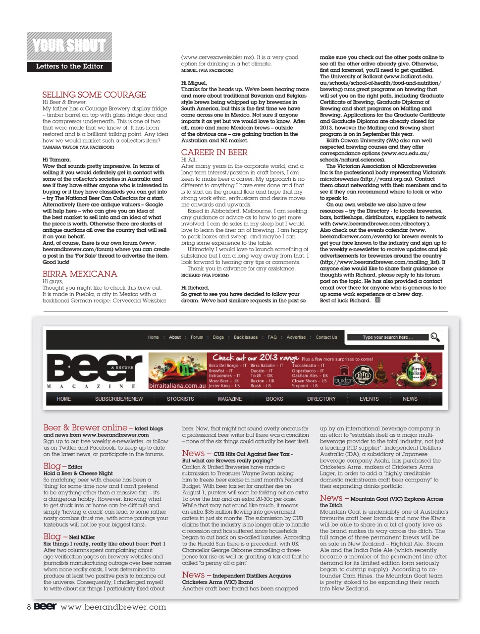 Beer and Brewer Magazine - Issue 25 Back Issue