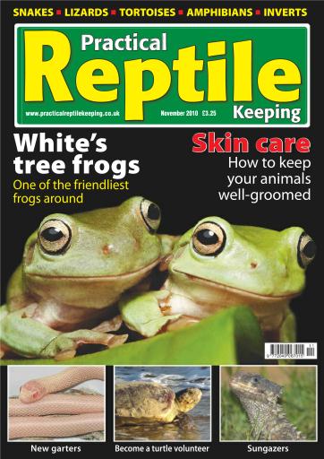 Practical Reptile Keeping Magazine - No.18 White's Tree Frogs Back Issue