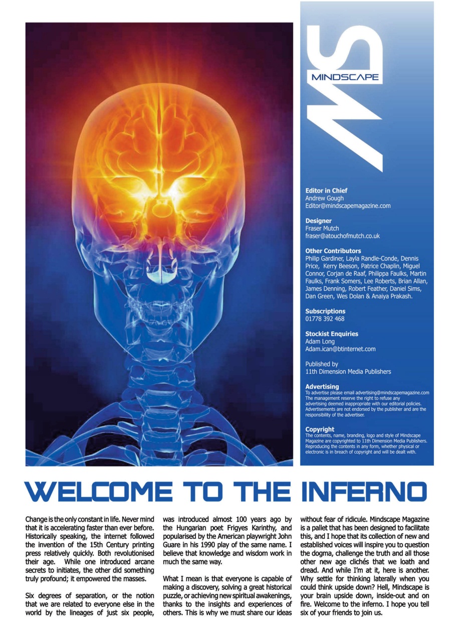 Mindscape Magazine - Issue 2 Back Issue