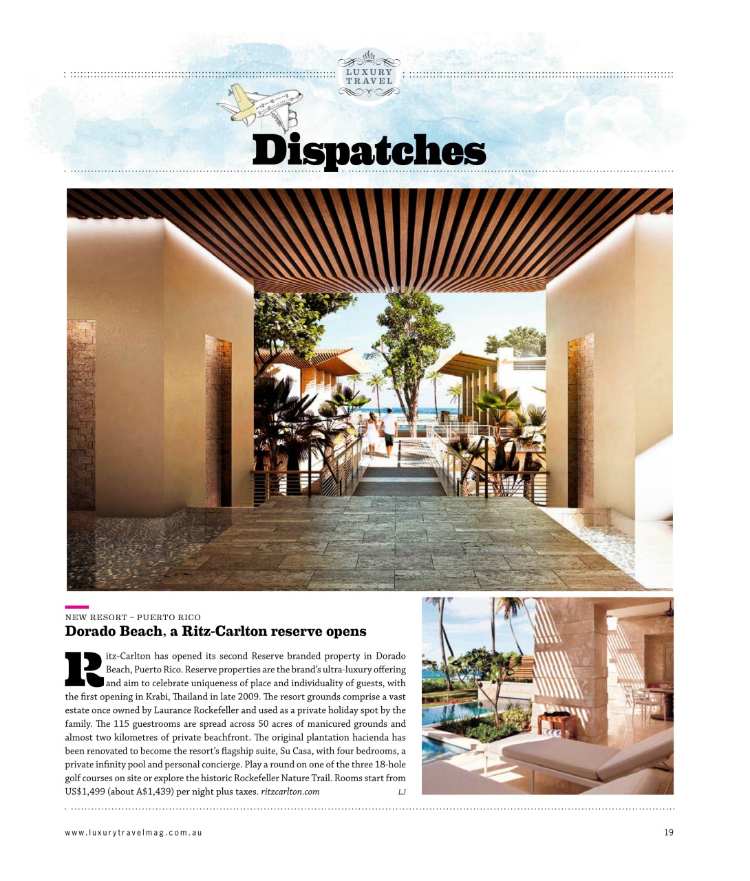 Luxury Travel Magazine - Sample Issue 53 - Summer 2013 Back Issue