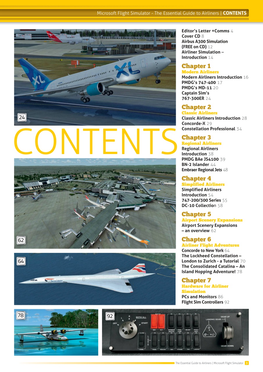 PC Pilot Magazine - MFS - Guide to Airliners. Sonderausgabe