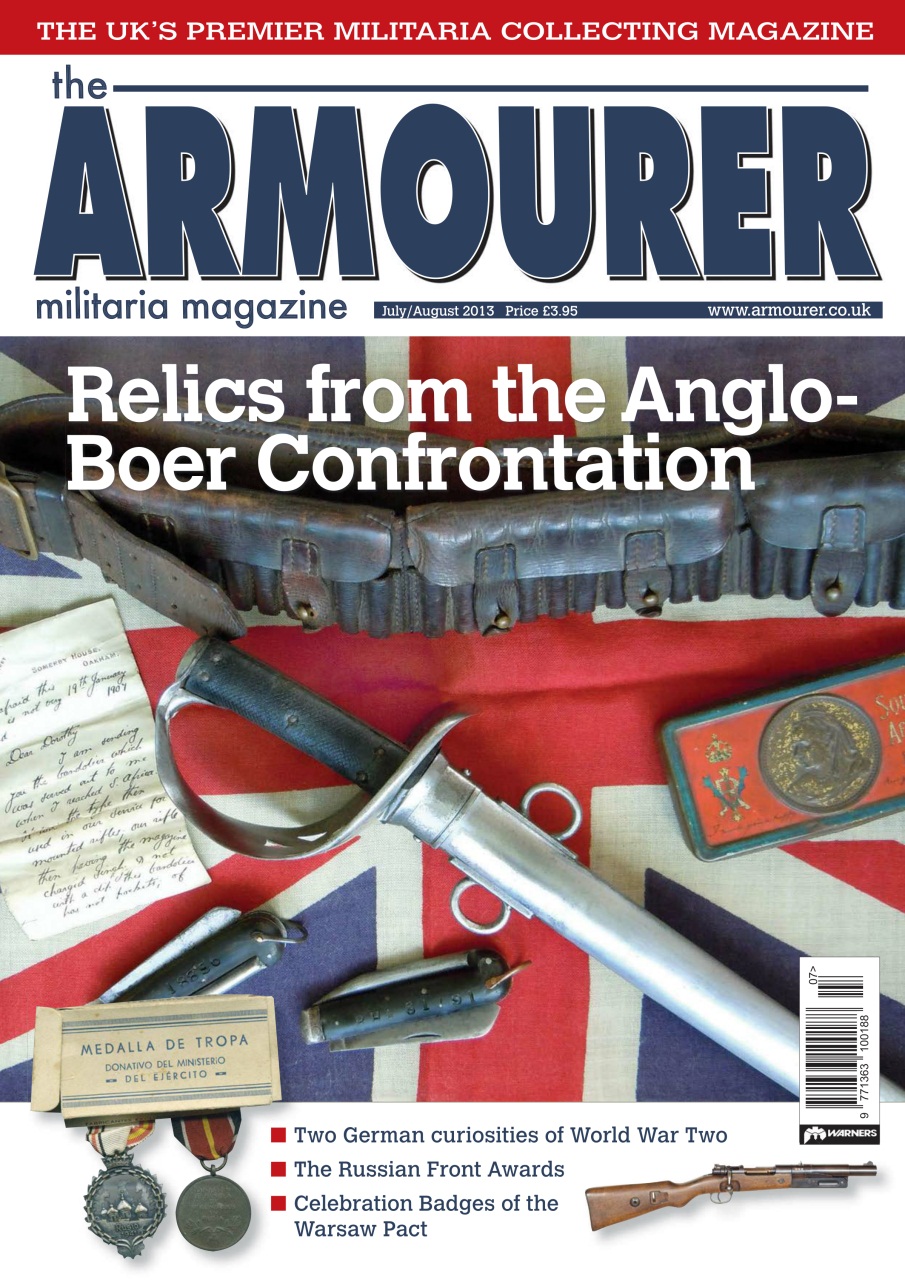 The Armourer Magazine - The Armourer July August 2013 Back Issue