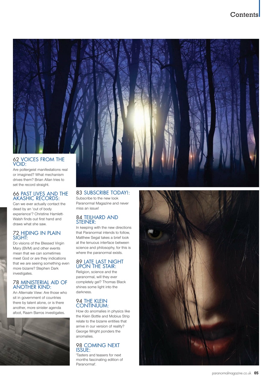 Paranormal Magazine - Issue 58 Back Issue