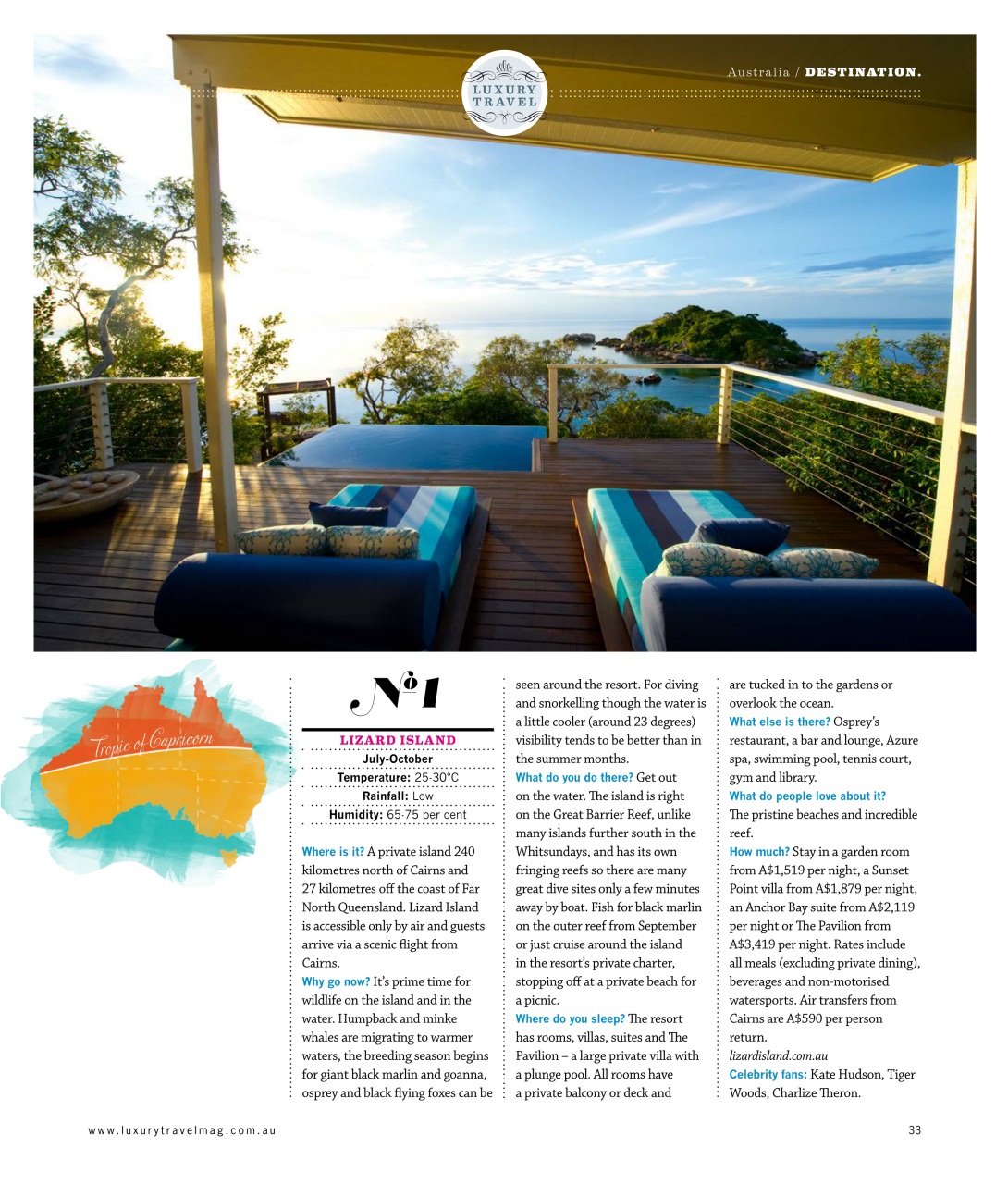 Luxury Travel Magazine - Sample Issue 55 – Winter 2013 Back Issue