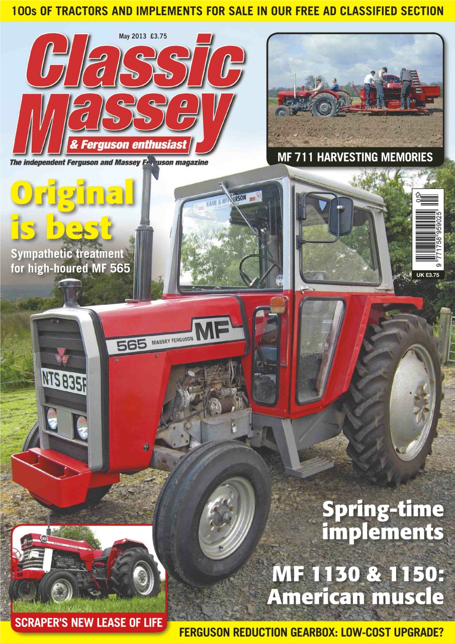 Classic Massey Magazine - Classic Massey May 2013 Back Issue