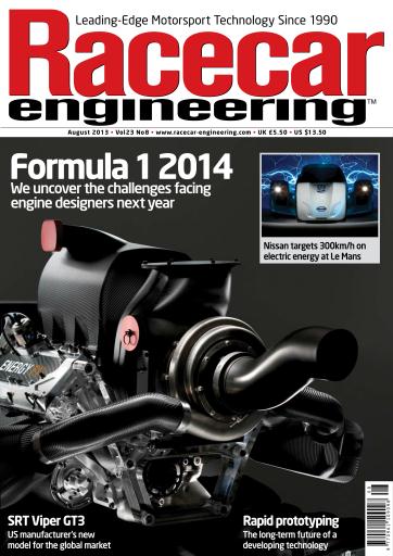 Racecar Engineering Magazine - Racecar Engineering August 2013 Back Issue