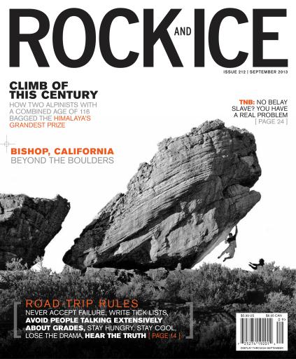 Rock and Ice Magazine - September 2013 Back Issue