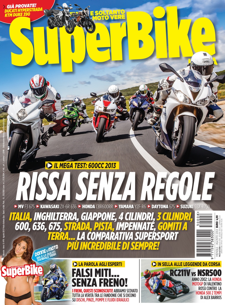 Superbike Italia Magazine - Agosto 2013 Back Issue