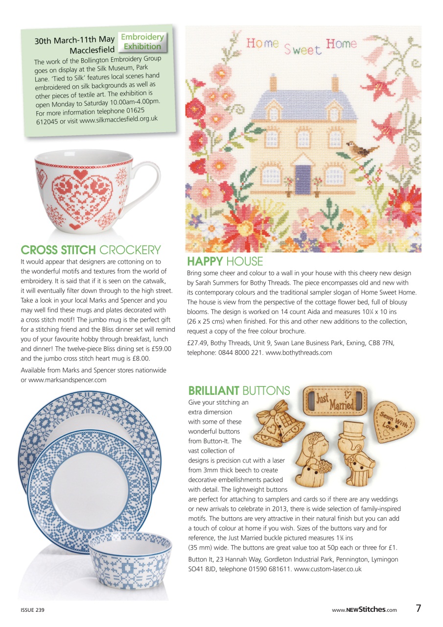 New Stitches Magazine - Issue 239 Back Issue
