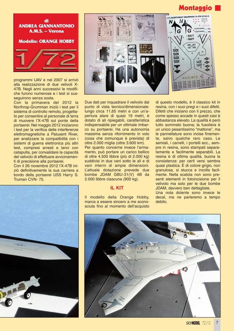 Sky Model Magazine - Sky Model 72 Back Issue