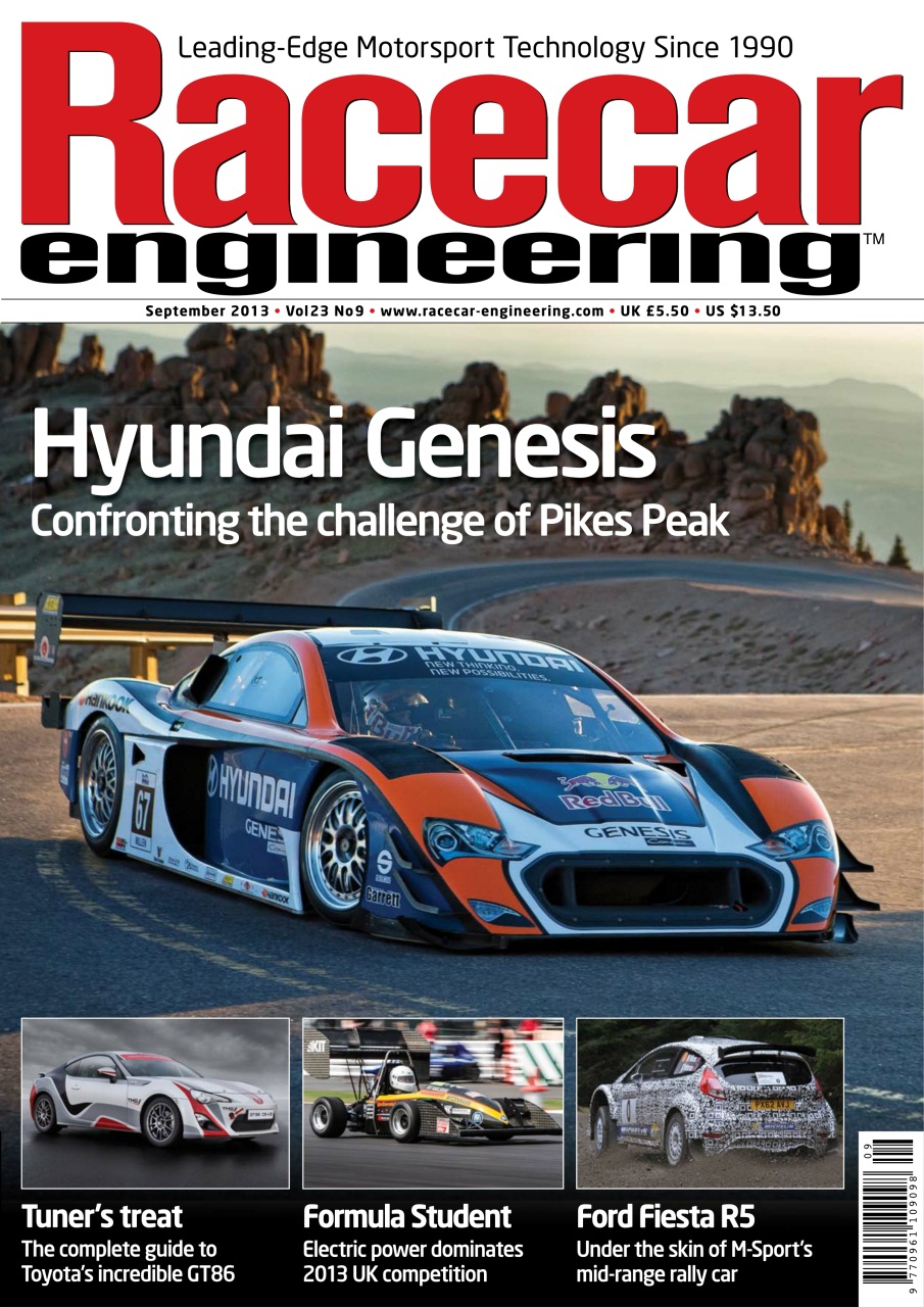 Racecar Engineering Magazine - Racecar Engineering Sep 2013 Back Issue
