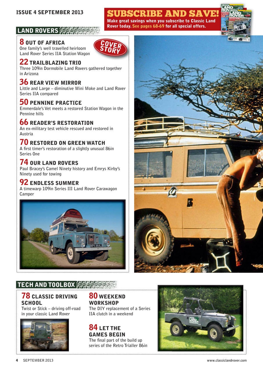 Classic Land Rover Magazine - Issue 4 Back Issue