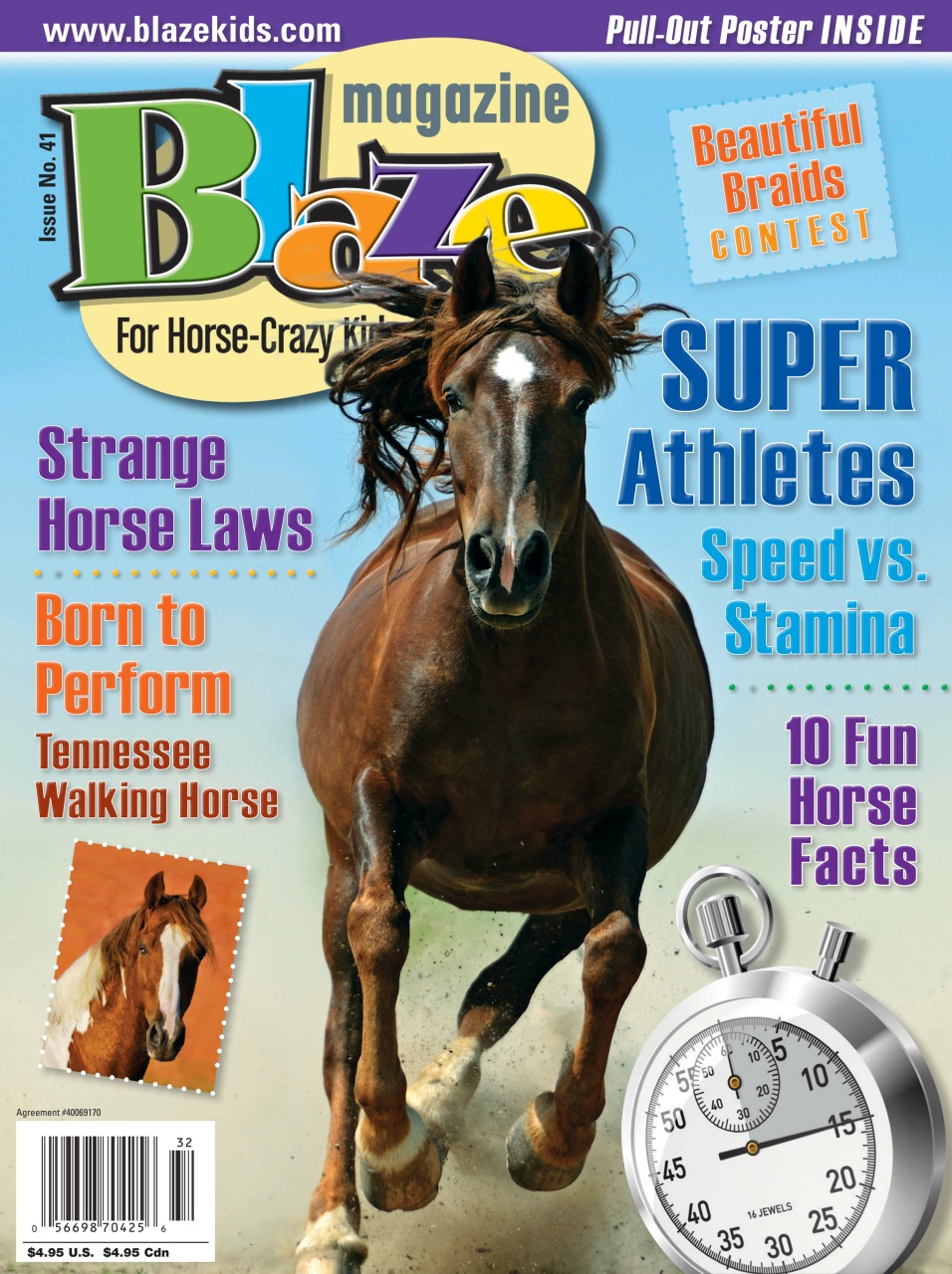 Blaze Magazine For Horse Crazy Kids - Issue No. 41 Back Issue