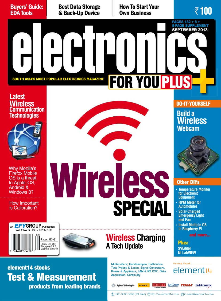 Electronics For You Magazine - September 2013 Back Issue