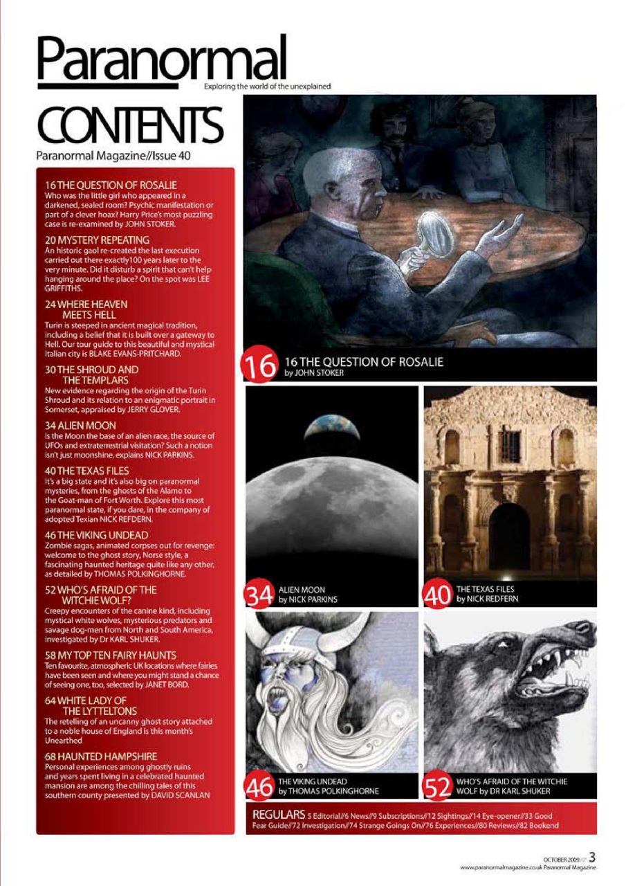 Paranormal Magazine - Issue 40 Back Issue