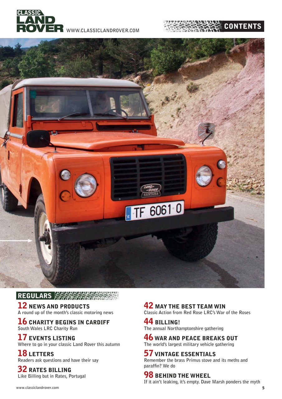 Classic Land Rover Magazine - Issue 5 Back Issue