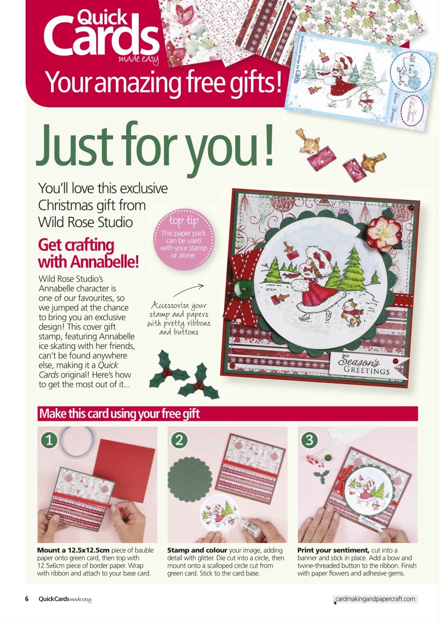 Quick Cards Made Easy Magazine - October 2013 Back Issue