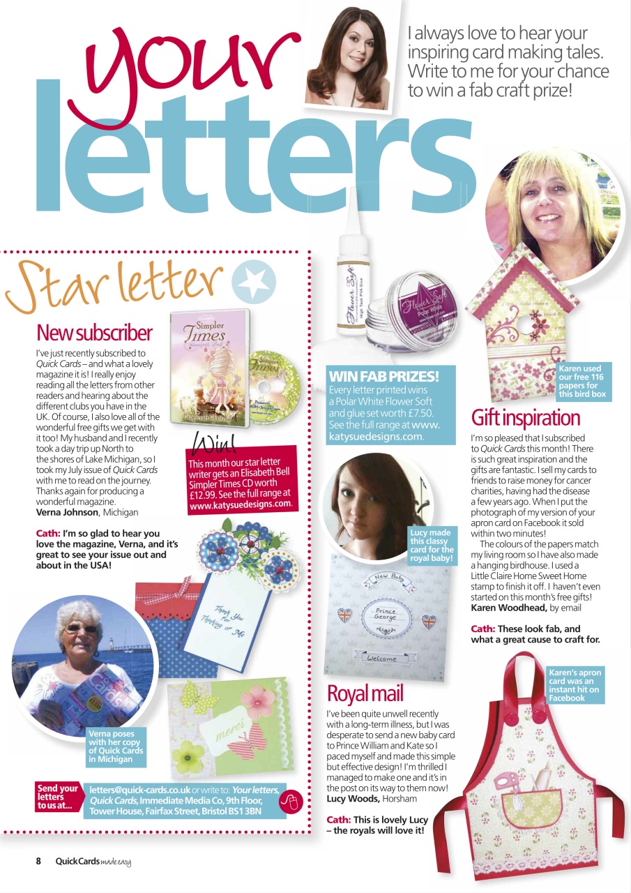 Quick Cards Made Easy Magazine - October 2013 Back Issue