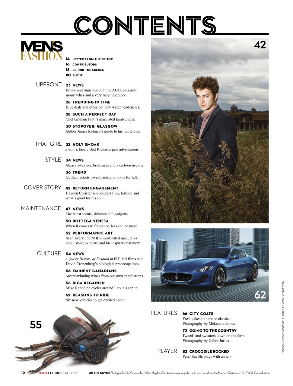 Fashion Magazine - Men's Fashion Fall 2013 Special Issue