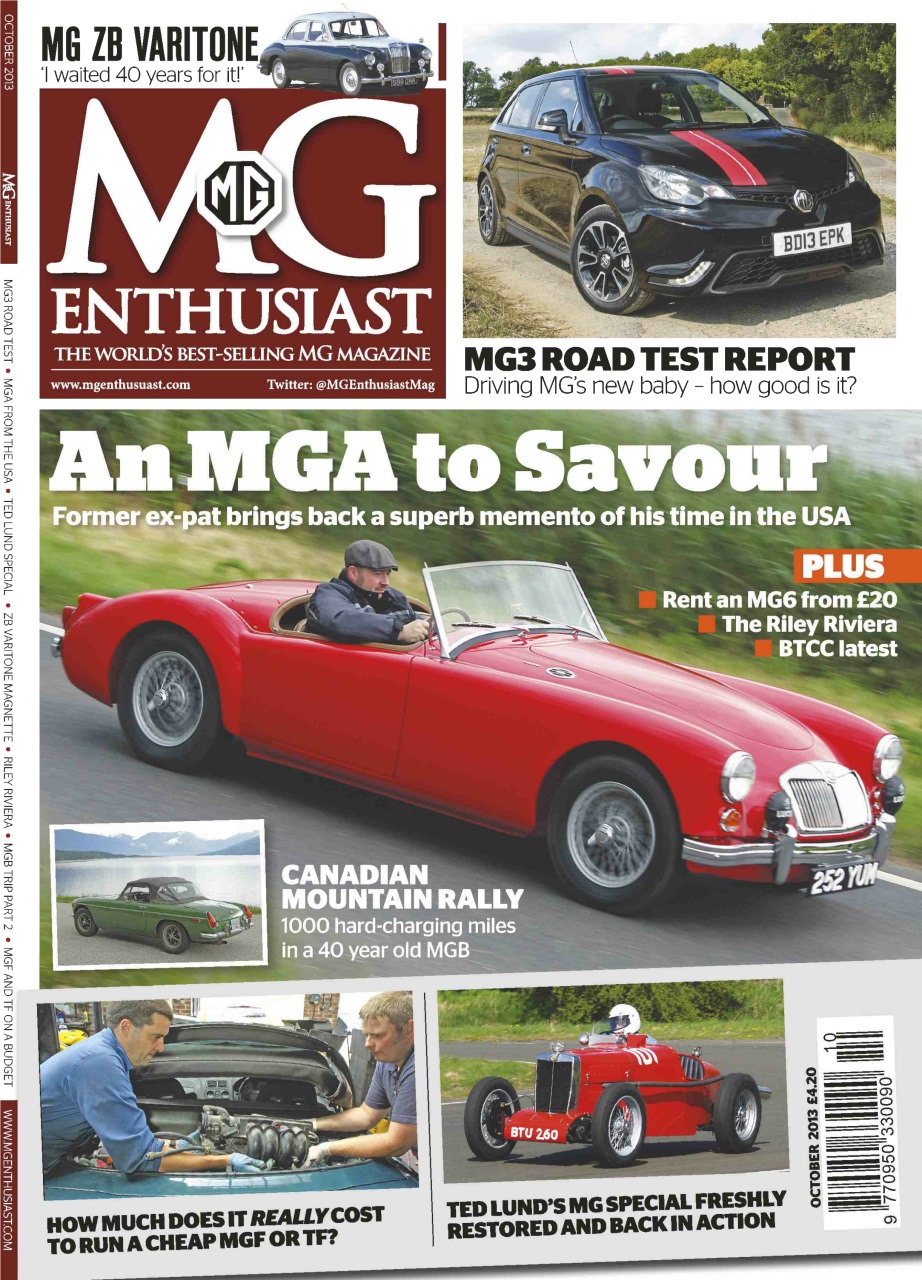 MG Enthusiast Magazine - An MGA to Savour Back Issue