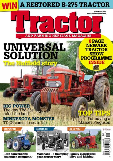 Tractor & Farming Heritage Magazine - November 2013 Back Issue