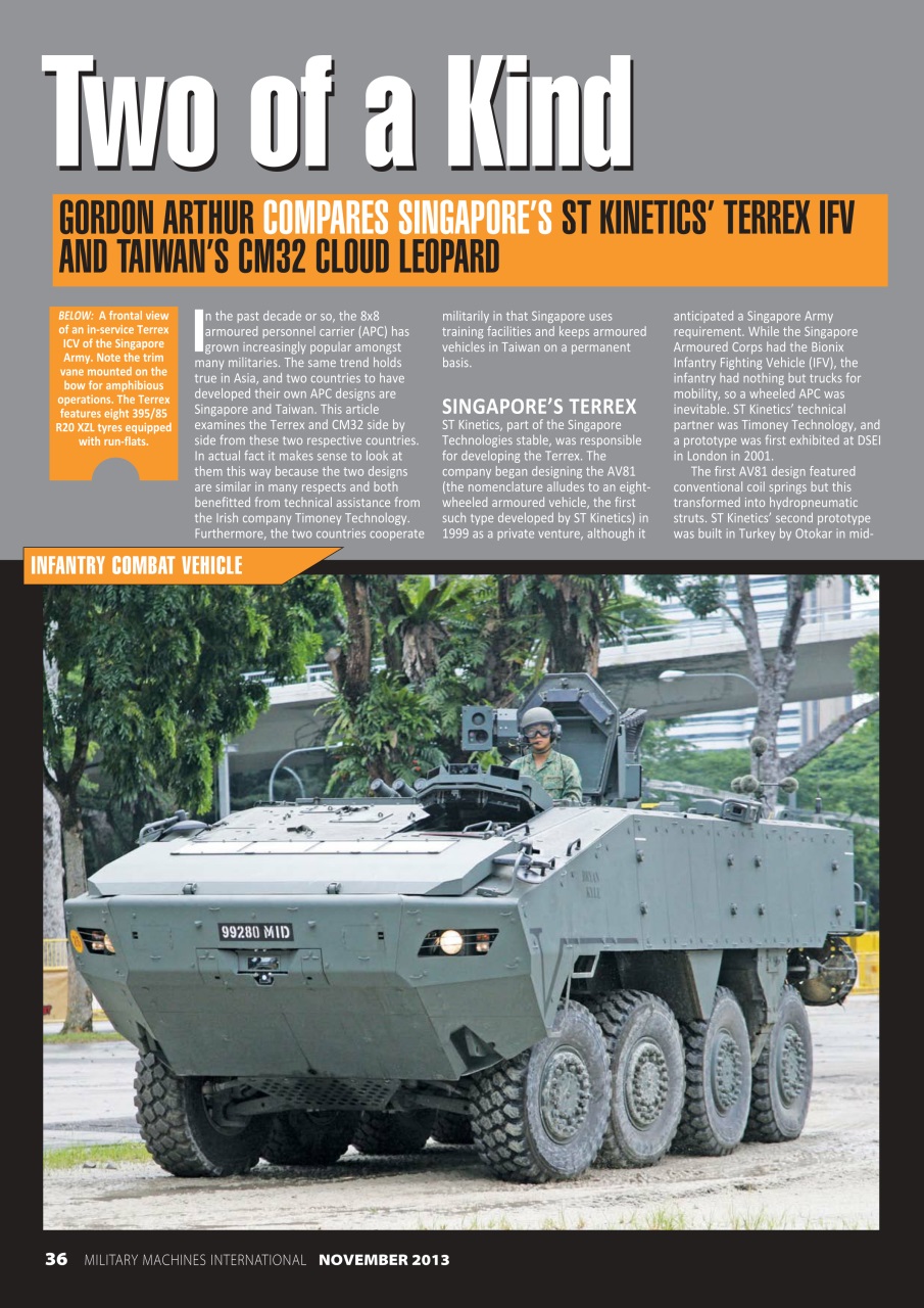 Military Machines International Magazine - November 2013 Back Issue
