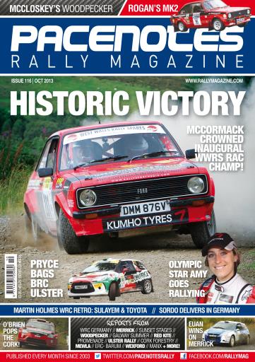 Pacenotes Rally magazine - Issue 116 - Oct 2013 Back Issue
